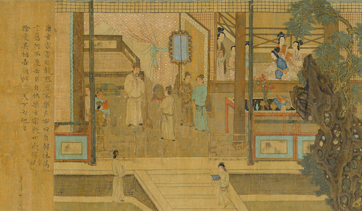 Bonhams : Attributed to Liu Songnian (1174-1224) Scenes from the Lives ...