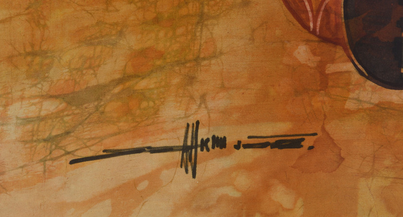 Bonhams : Seah Kim Joo (Singaporean, b.1939) Ladies in a Paddy Field