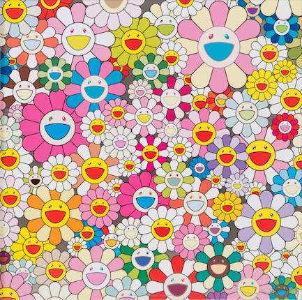 Bonhams : Takashi Murakami B. 1962, Flower Smile & Flower two works