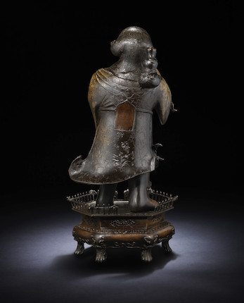 Bonhams : An exceptionally rare and large pair of bronze figures of the ...