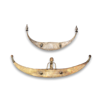 Bonhams : TWO TIMOR CRESENT-SHAPED HEADDRESS ORNAMENTS, KAIBAUK ...