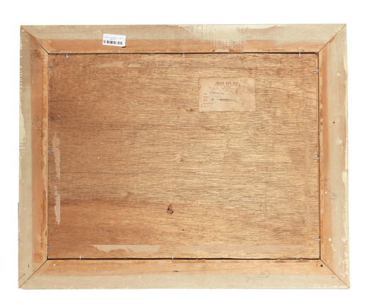 Bonhams : Seah Kim Joo (Singaporean, b. 1939), Kelong Scene (in two parts)