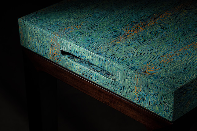 Bonhams : A unique Nanmu, Tongmu and lacquered qin table, qinzhuo ...