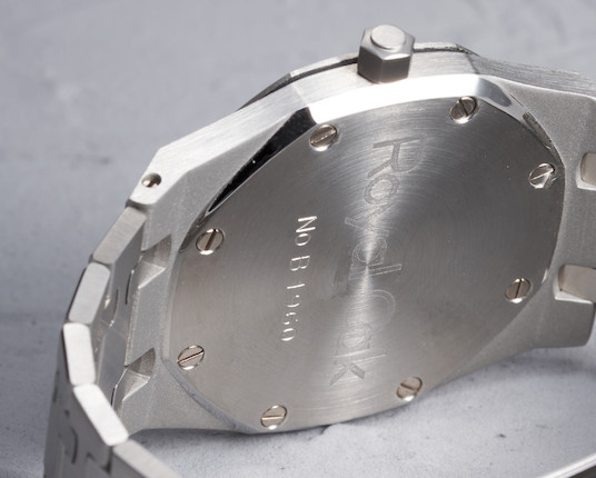 Bonhams : Audemars Piguet. A Stainless Steel Royal Oak B Series ...