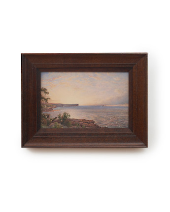Bonhams : Edwin Bode (1859-1926) Sydney Heads from Obelisk Bay, 1923