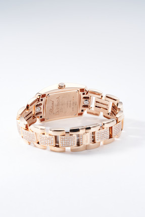 Bonhams : CHOPARD LA STRADA, REF. 4585, AN IMPRESSIVE LADY'S 18K PINK ...