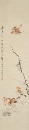 Bonhams : WANG MENGBAI (1888-1934) Sparrows, 1930