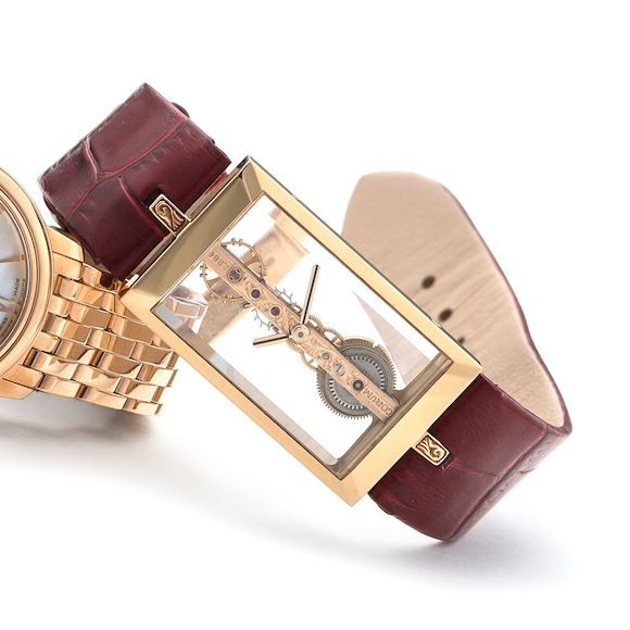 Bonhams : Corum. An 18K yellow gold manual wind wristwatch with box and ...