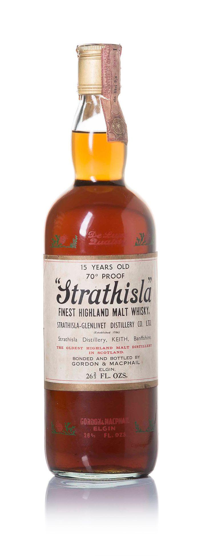 Bonhams : Strathisla-15 year old-70s