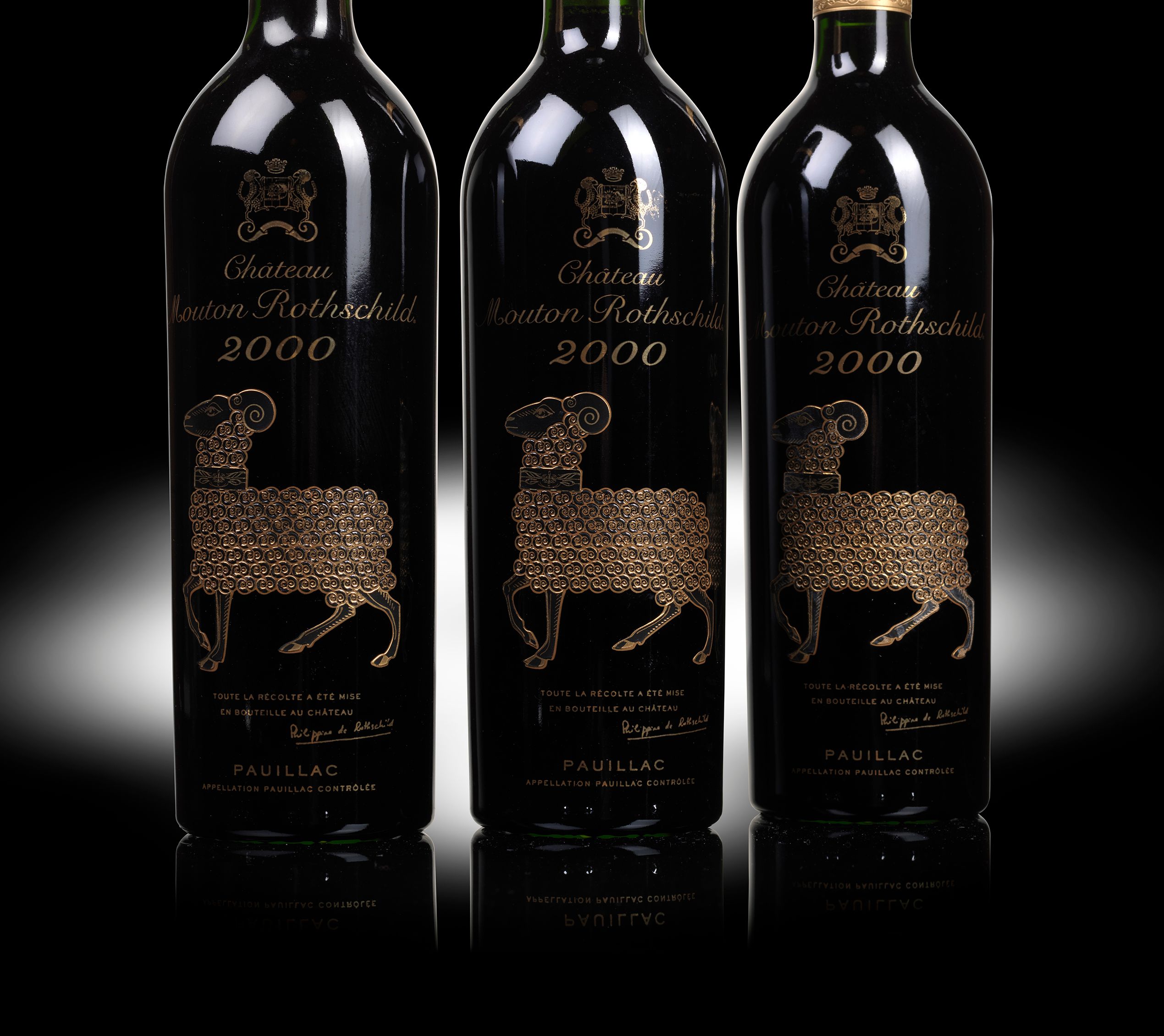 Bonhams : Château Mouton Rothschild 2000 (12)