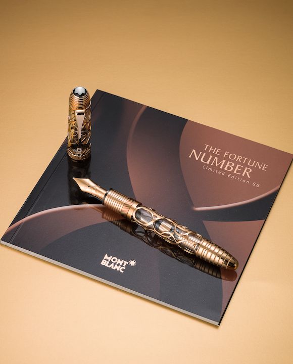 Bonhams : Montblanc. A Limited Edition fortunate number 88 fountain pen ...