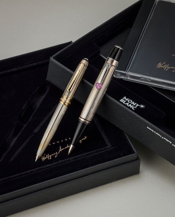 Bonhams : Montblanc Hommage à Wolfgang Amadeus Mozart ballpoint pen ...