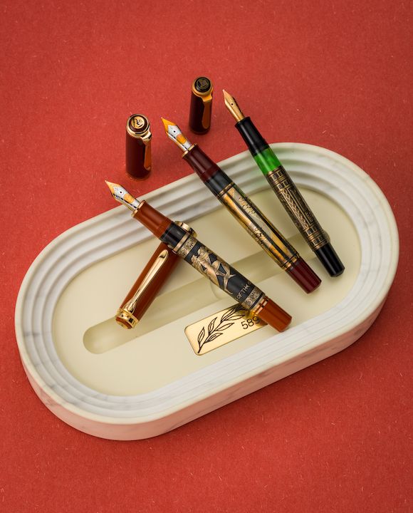 Bonhams : Pelikan. A limited edition EXPO2000 human kind 1998 fountain ...