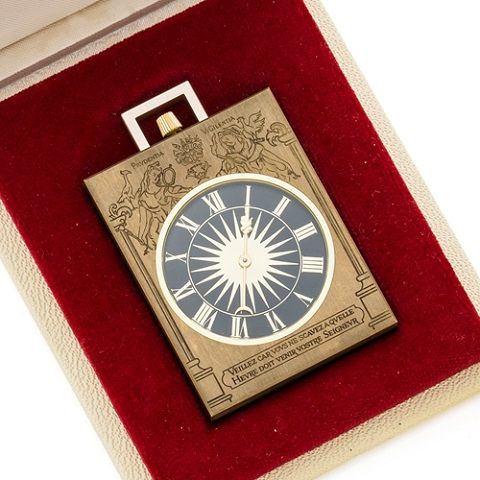Bonhams : Longines. A brass keyless wind open face fob watch with box ...