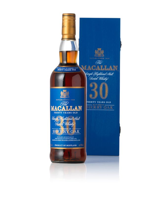 Bonhams : Macallan-Blue Label-30 year old