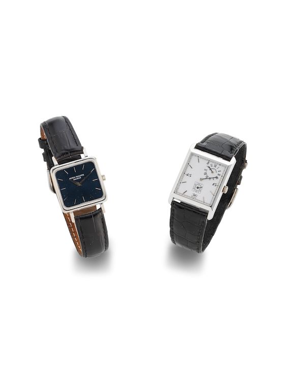 Bonhams : Audemars Piguet. An 18K white gold manual wind regulator ...