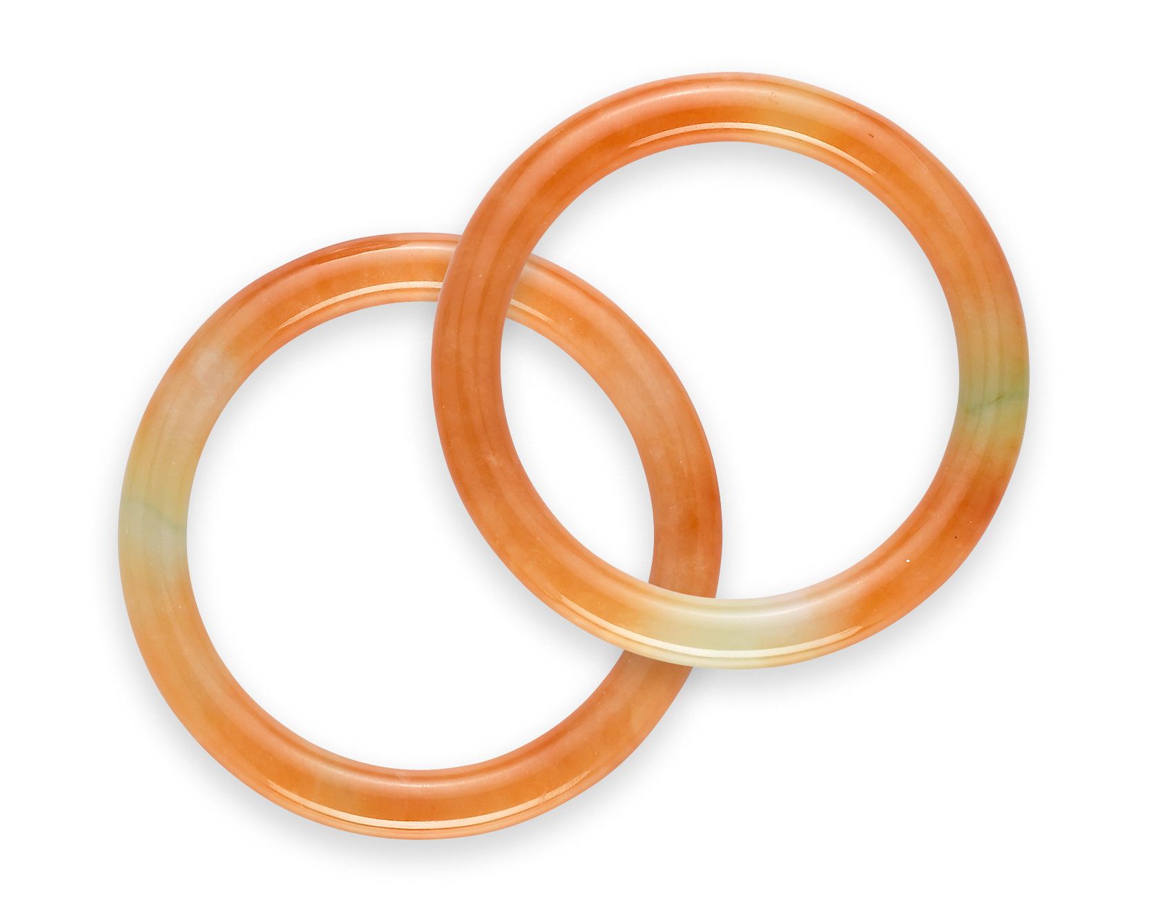 Bonhams : A Pair of Jadeite Bangles