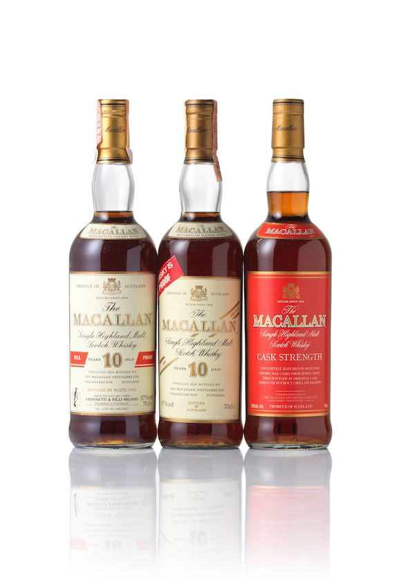 Bonhams : Macallan 100 Proof-10 year old (1) Macallan Full Proof-10 ...