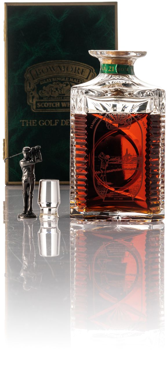 Bonhams : Bowmore Golf Decanter No. 1-21 year old