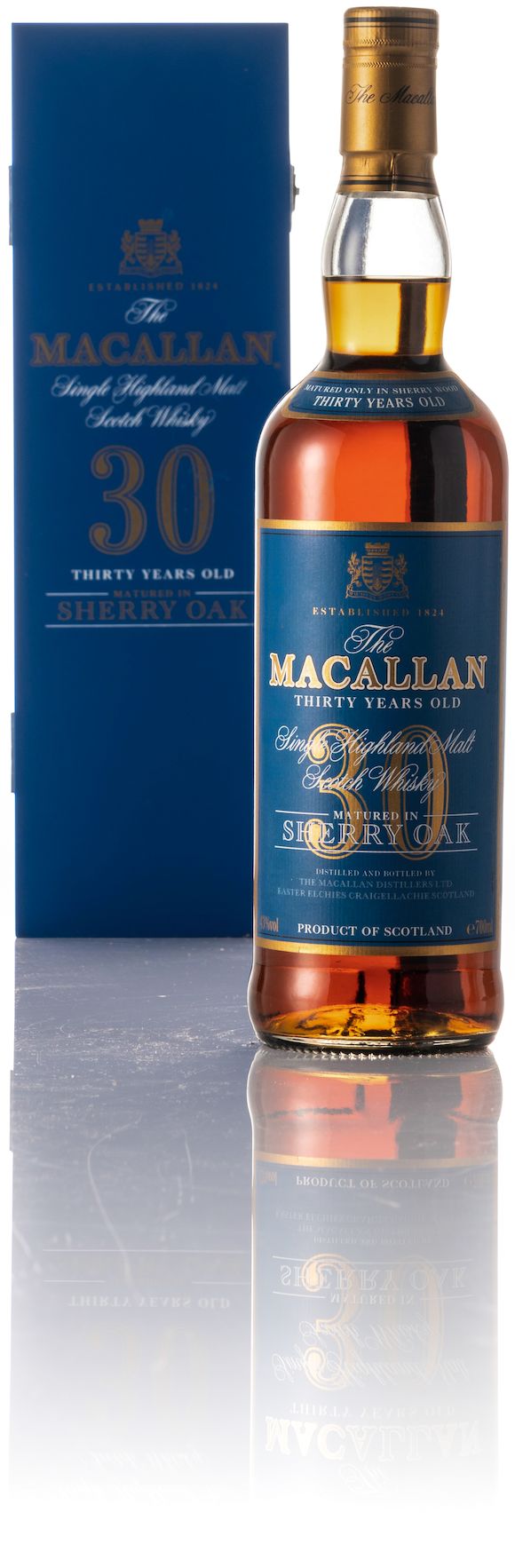 Bonhams : Macallan Blue Label-30 year old