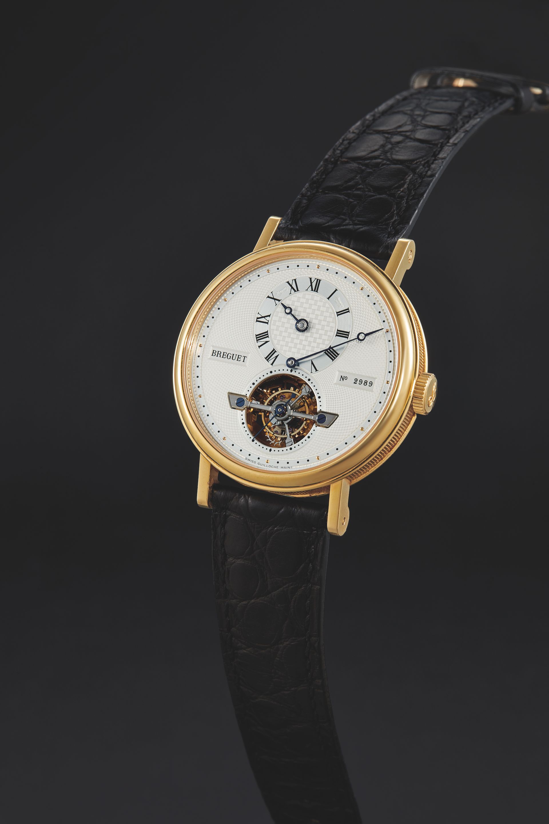 Bonhams : Breguet, A Gold Automatic Tourbillon Wristwatch with ...