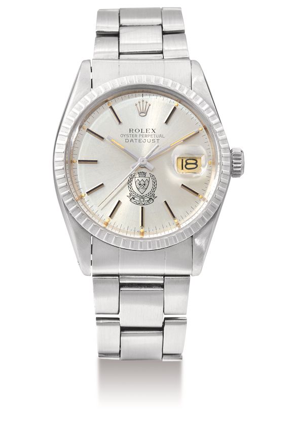 Bonhams : Rolex, A Stainless Steel Automatic Center Seconds Wristwatch ...