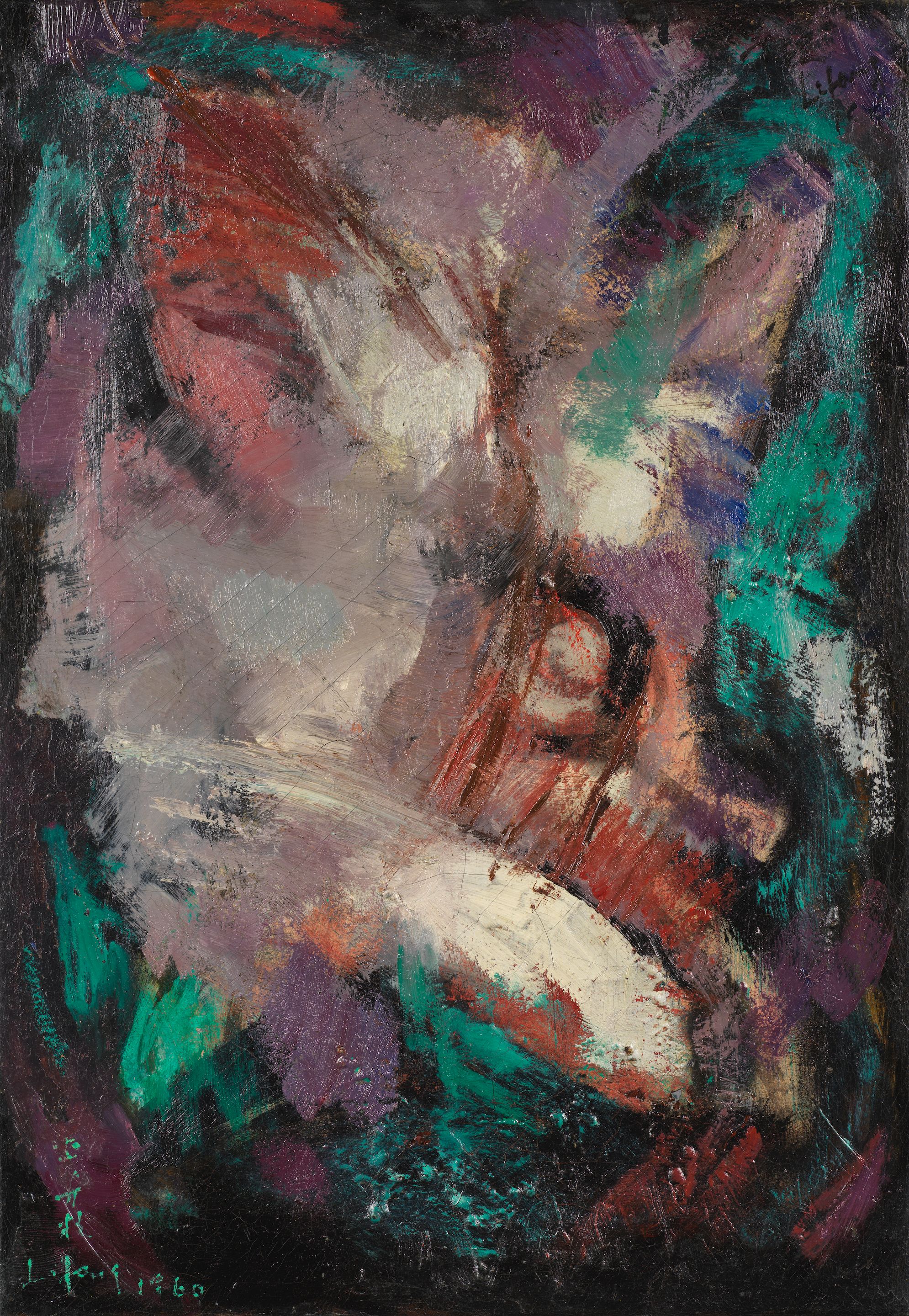 Bonhams : Li Fang (Chinese, born 1933), (Li Fangzhi) Untitled (Guerre ...