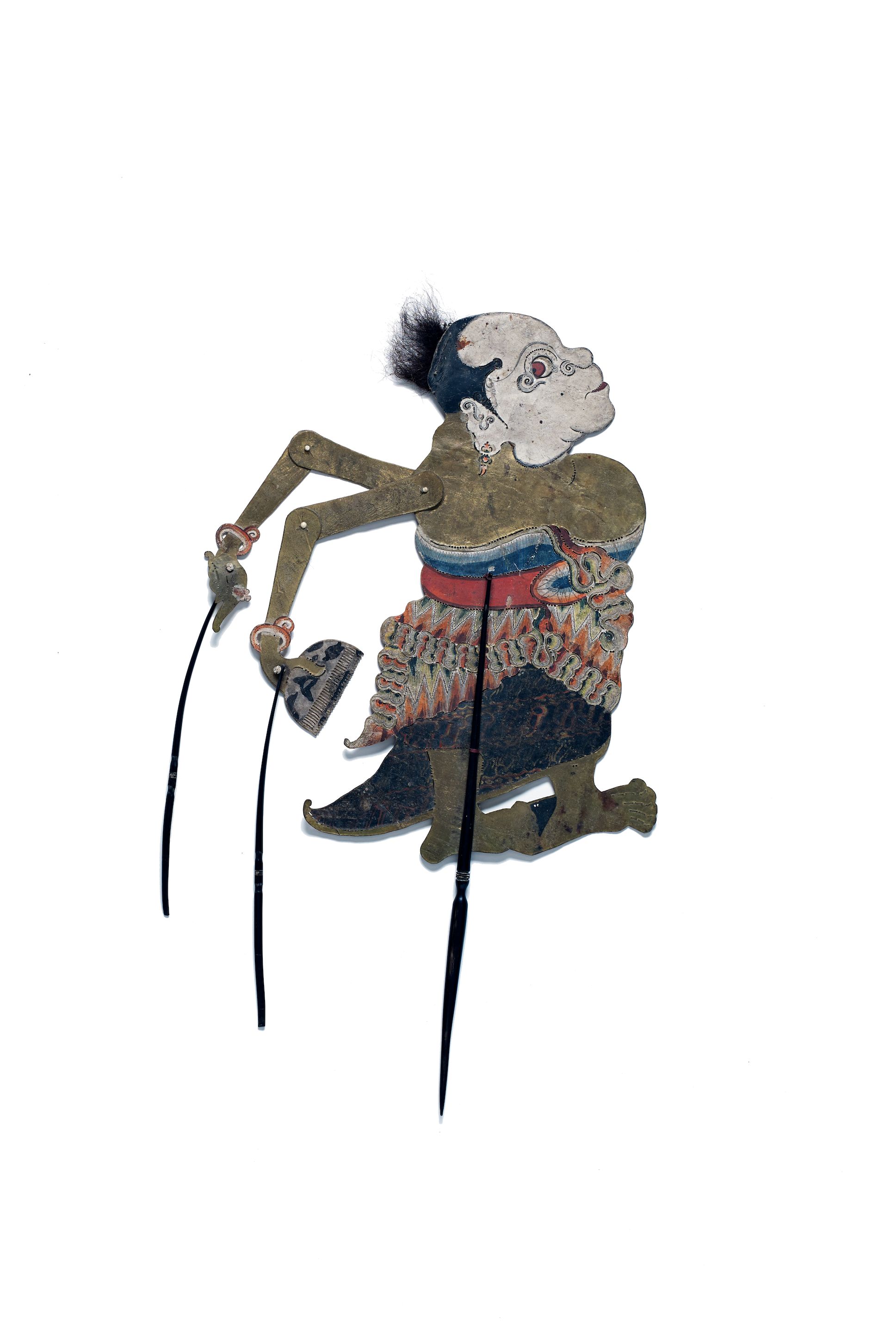 Bonhams : A PAIR OF WAYANG KULIT FIGURES - LIMBUK & NAGA (DRAGON ...