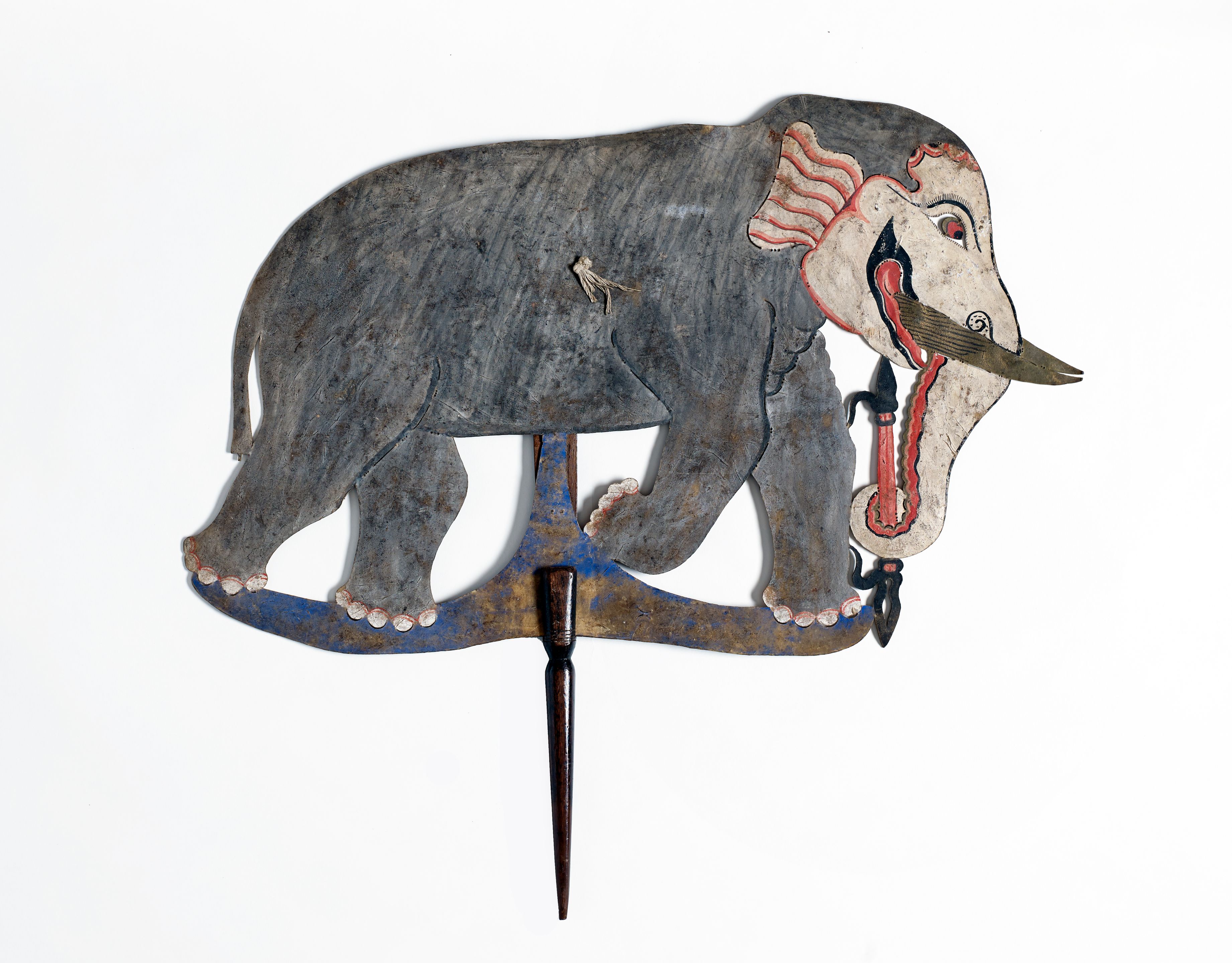 Bonhams : A PAIR OF WAYANG KULIT FIGURES - GAJAH LIAR (WILD ELEPHANT ...