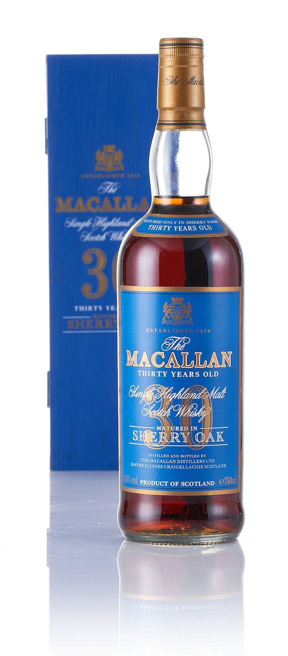 Bonhams : Macallan Blue Label-30 year old