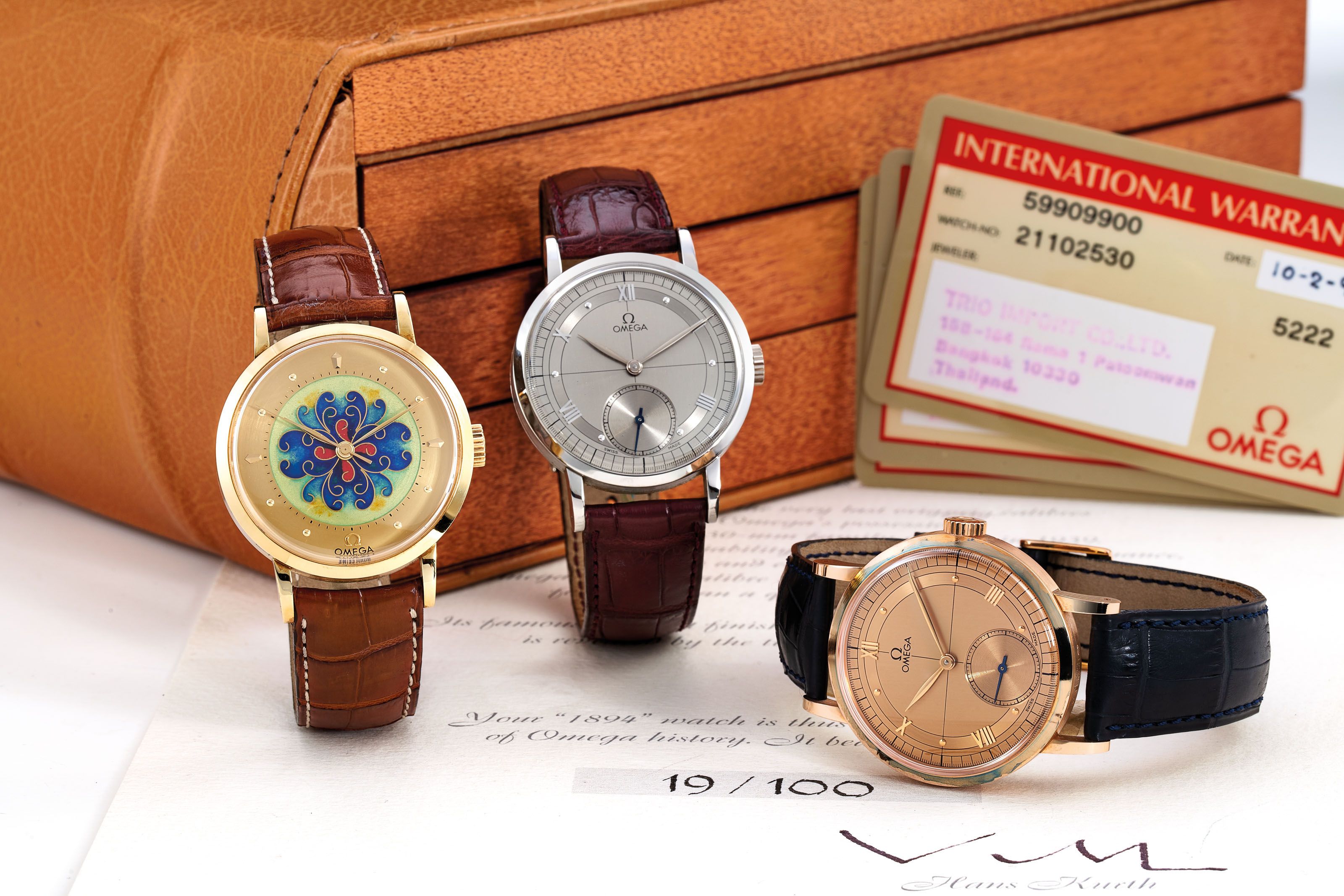 Bonhams : Omega. The '1894 Collection', A Limited Edition Set of 3 ...