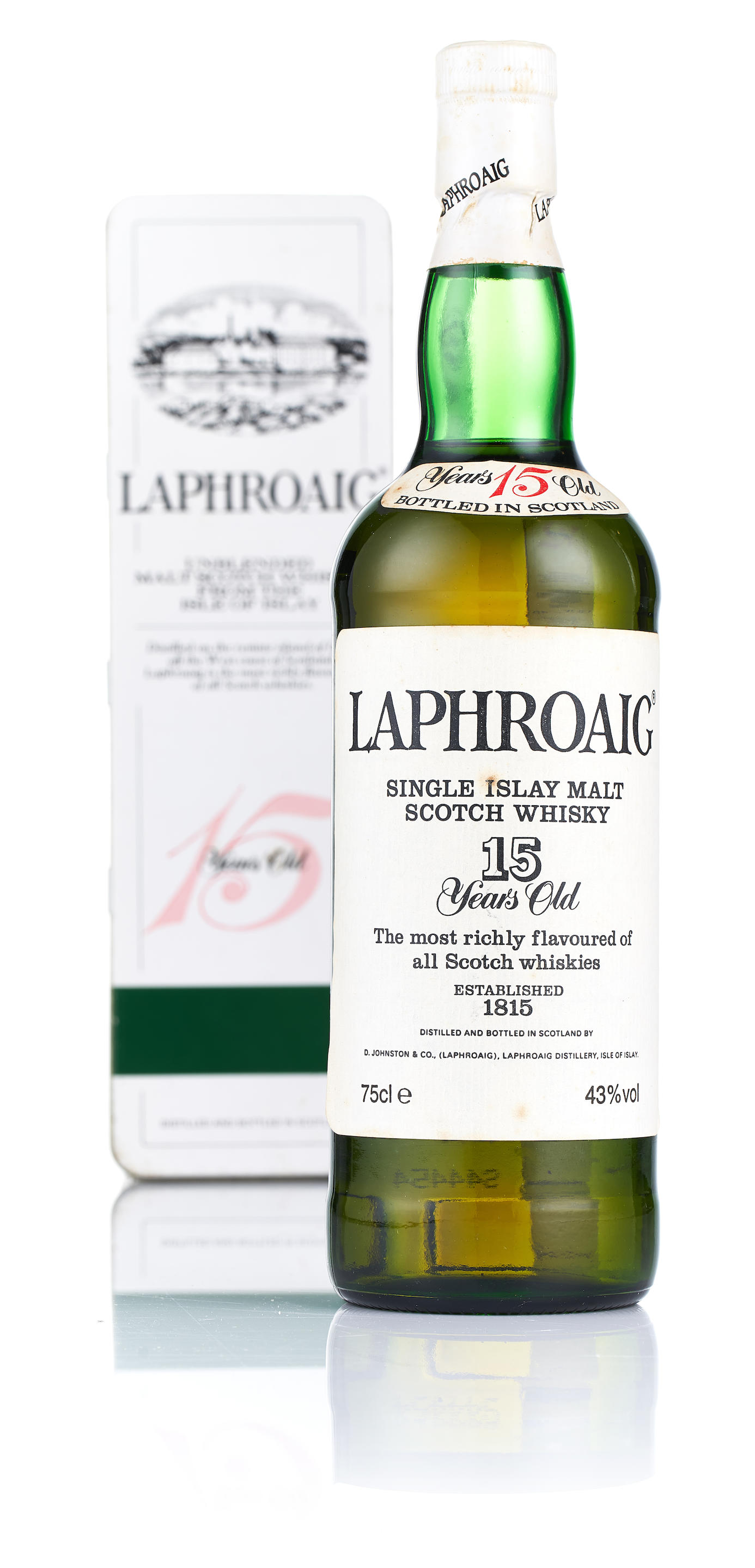 Laphroaig-15 year old Bottled in 1980's - Auktionen & Preisarchiv