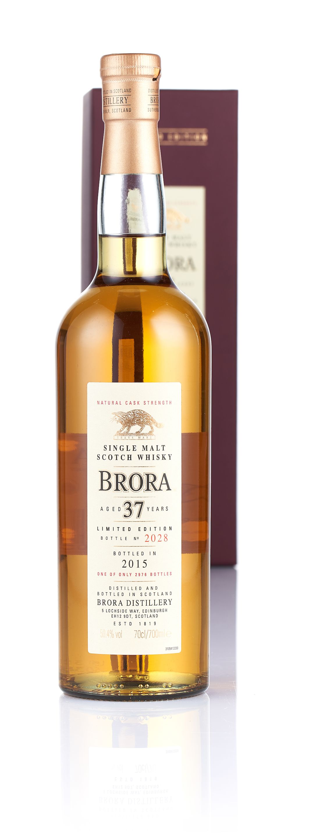 Brora-37 year old Bottled 2015 - auctions & price archive