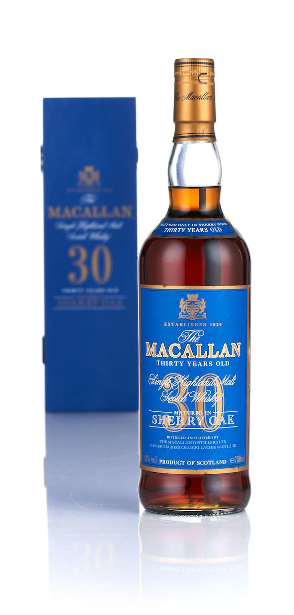 Bonhams : Macallan Blue Label-30 year old