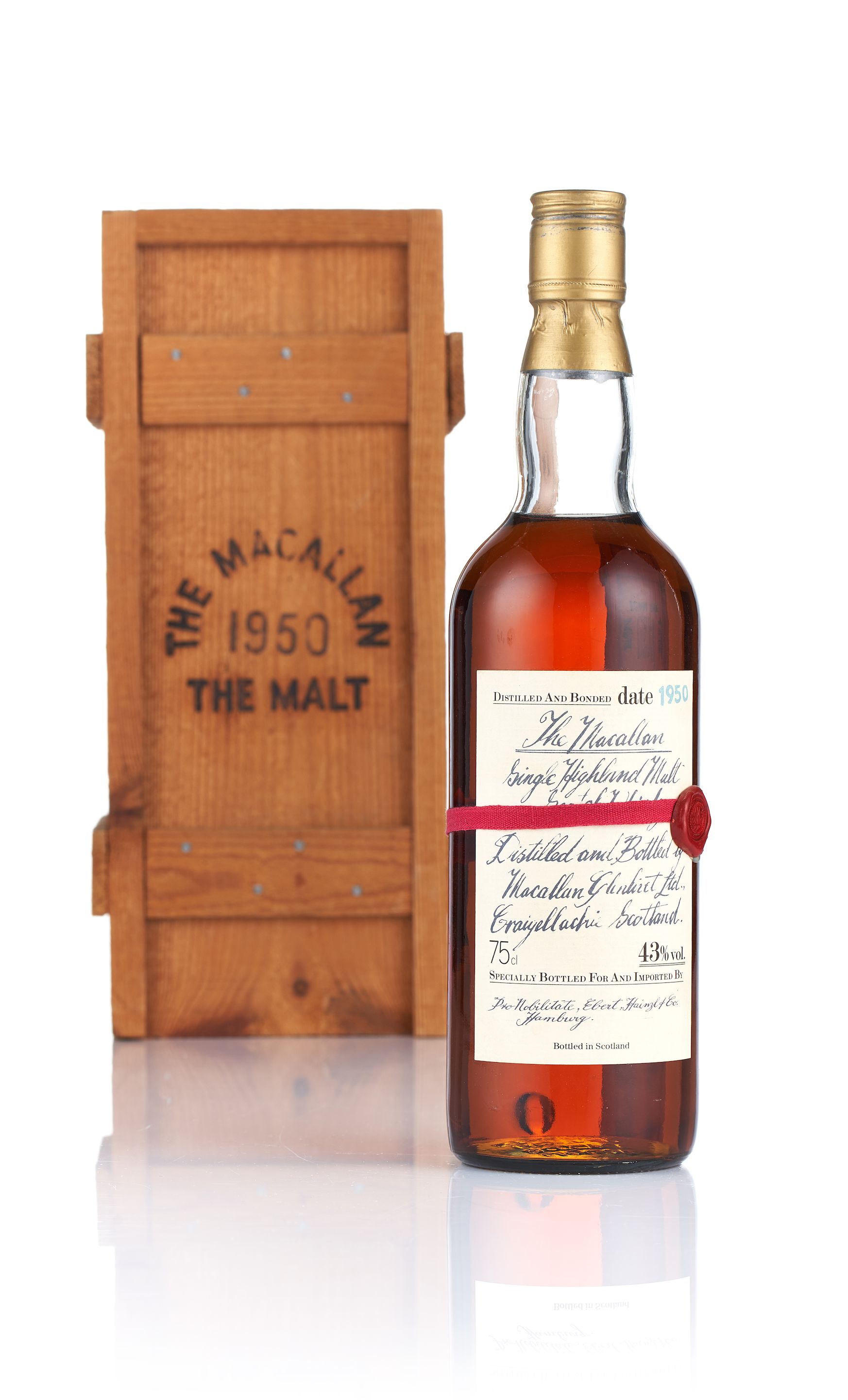 Bonhams : Macallan Red Ribbon-1950