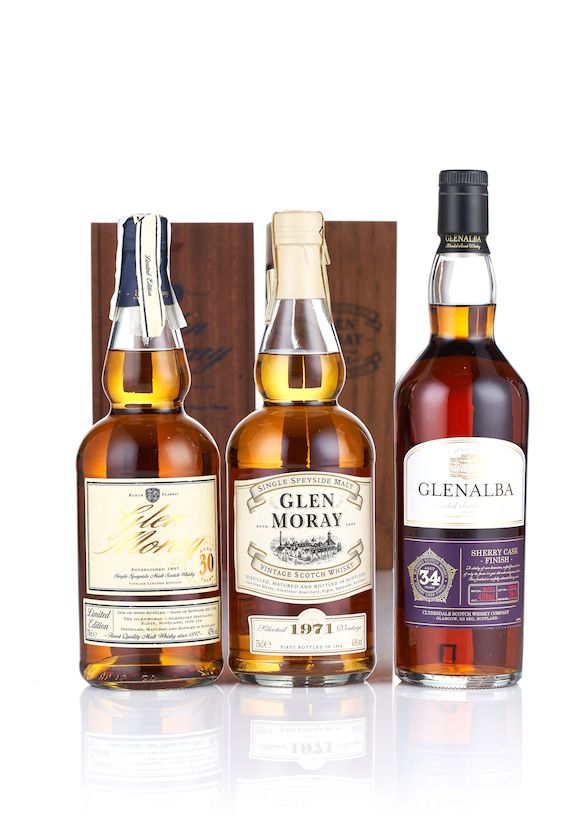 Bonhams : Glen Moray-1971-28 year old (1) Glen Moray-30 Year Old (1 ...