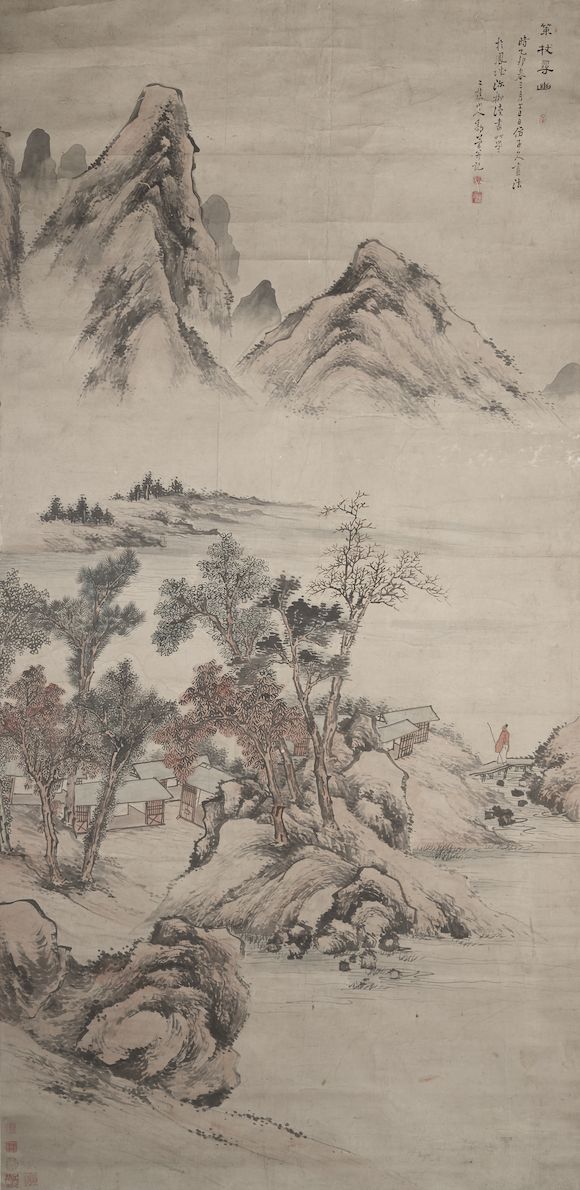 Bonhams : Li Jian (1747-1799) Retreating After Huang Gongwang (1269-1354)