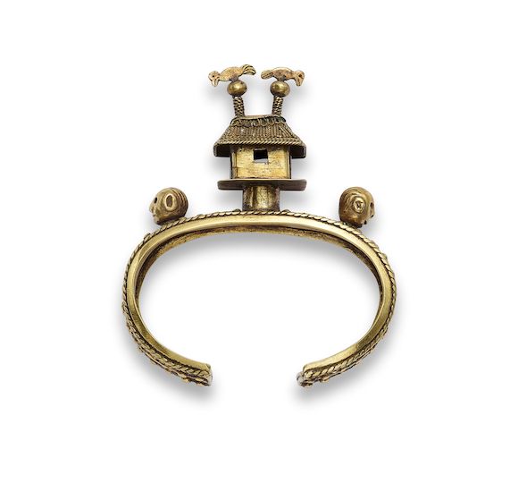 Bonhams : A MEN'S BRACELET WITH TRADITIONAL HOUSE AND BIRDS, RITI KNEI ...