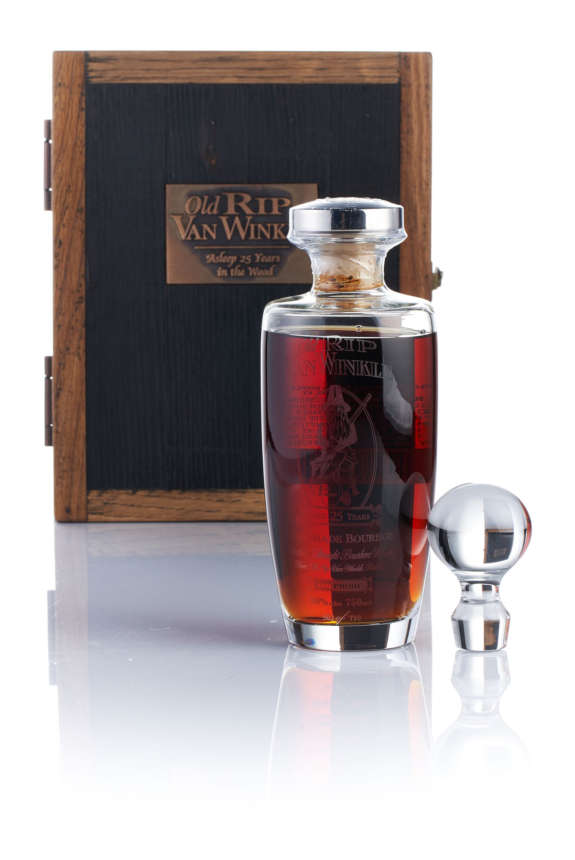 Bonhams : Old Rip Van Winkle-25 year old Decanter