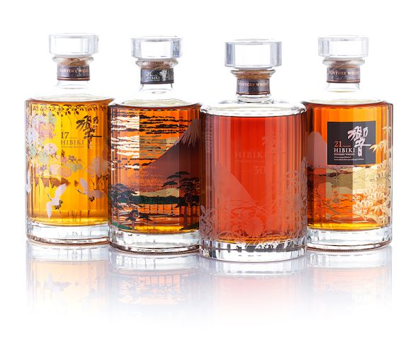 Bonhams : Hibiki-30 year old- (1) Hibiki-21 year old- (2) Hibiki-17 ...