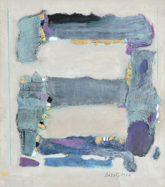 Bonhams : Ahmad Sadali (Indonesian, 1924-1987) Batang Melingkar dan ...