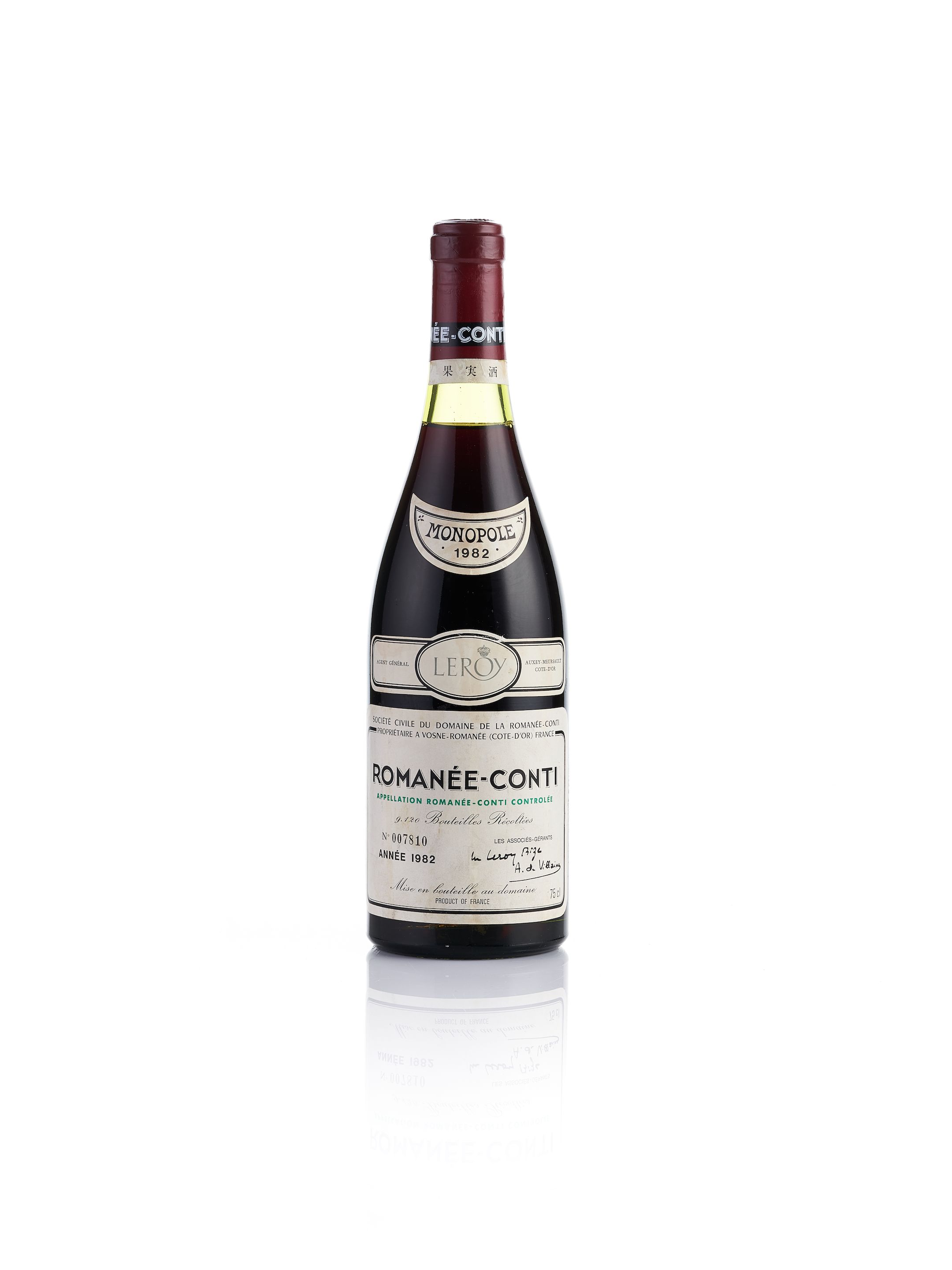 Bonhams : Romanée-Conti 1982, Domaine de la Romanée Conti (1)