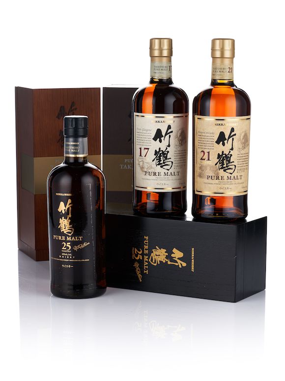 Bonhams : Taketsuru-25 year old (1) Taketsuru-21 year old (1) Taketsuru ...