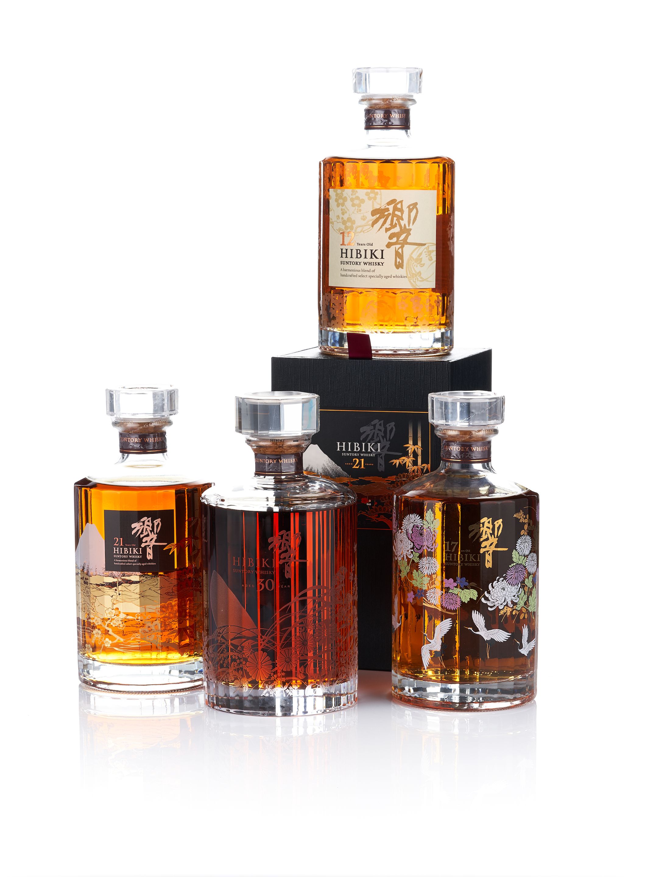 Bonhams : Hibiki-30 year old- (1) Hibiki-21 year old- (1) Hibiki-17 ...