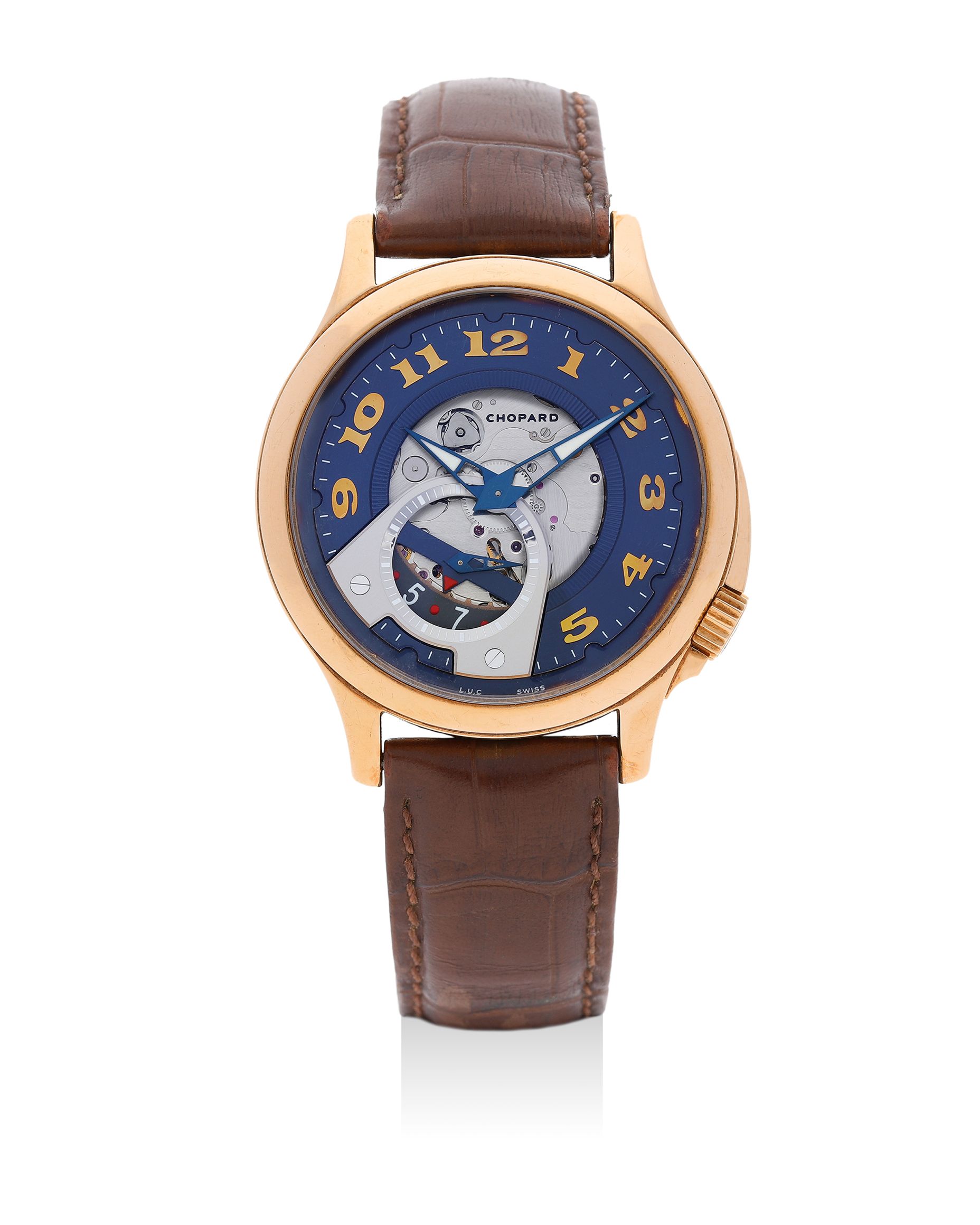 Bonhams : Chopard. A Pink Gold L.U.C Tech Twist Limited Edition ...