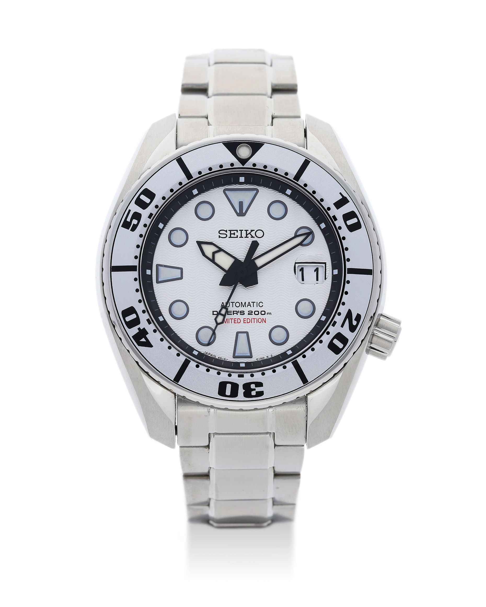 Seiko. A Rare new Old stock Limited edition stainless steel "Silver ...