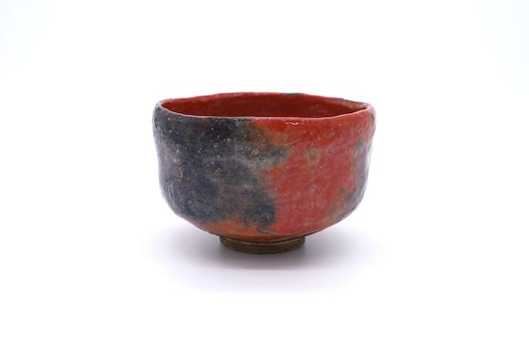 Bonhams : Kichizaemon X, Raku Tannyu (Japanese, 1795-1884) A red Raku ...
