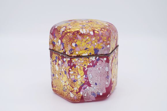 Bonhams : Kyohei Fujita (Japanese, 1921-2004) A hand blown, hexagonal ...