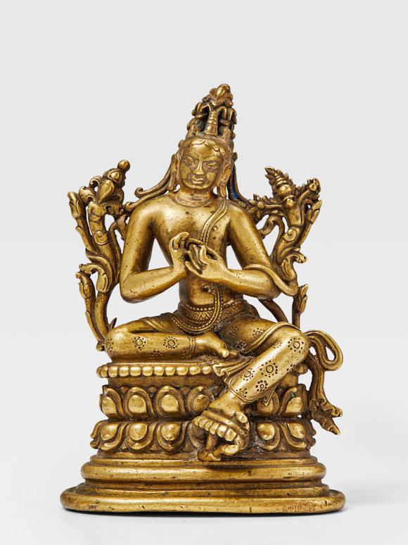 Bonhams A Brass Figure Of Maitreya Northeastern India Pala Period