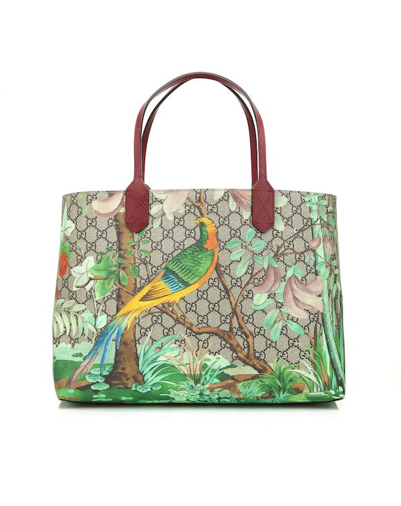 Bonhams : Gucci: Tian Bird Tote Bag, c. 2016, (Includes dust bag and box)